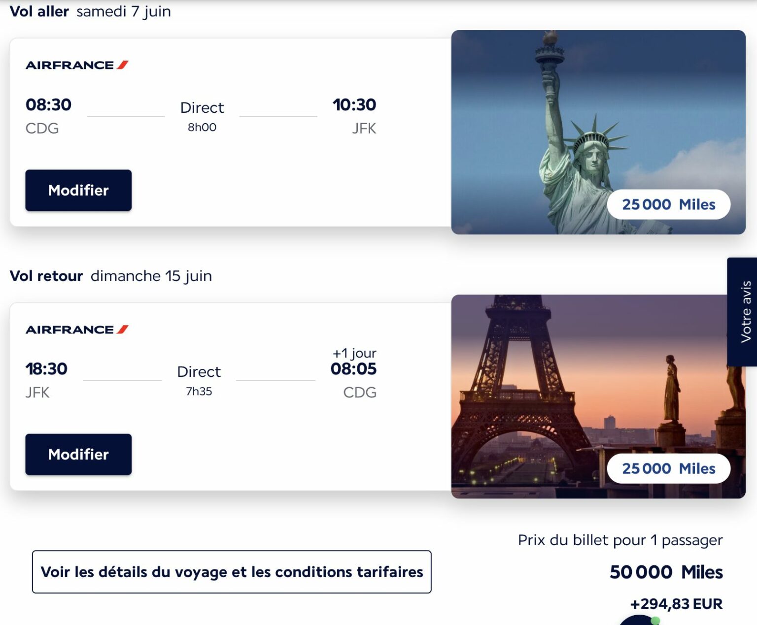 Achetez des Miles Air France au meilleur prix